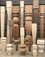 Columns, Legs & Feet On Excel Dowel & Wood Products, LLC